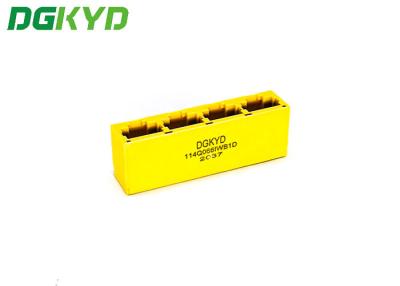 China red Jack Without LED de 1X4 8P10C TAB Down RJ45 en venta