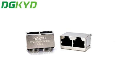 China 180 conector modular de Ethernet RJ45 del grado 1X2 en venta