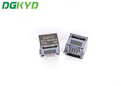 China conector de Ethernet de 1X2 8P8C RJ45 sin el filtro en venta