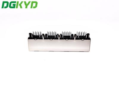 China 180 conector de Ethernet del grado 1X4 RJ45 con el LED en venta