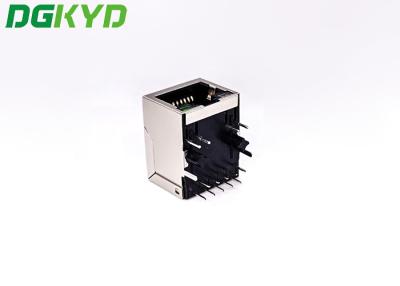 China Modular Single Port RJ45 Gigabit Connector With Filter Outlet for sale