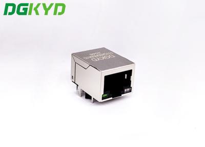 China Modular Single Port RJ45 Gigabit Connector With Filter Outlet for sale