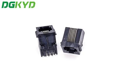 중국 DGKYD5721E1166IWA1DB1057 단일 포트 180도 TAB UP RJ45 PBT 하우스로 모듈식 커넥터 판매용