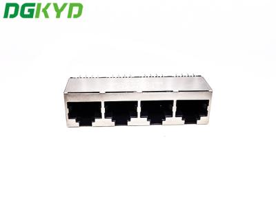 China Conector modular de la UL 94V-0 1X4 RJ45 180 grados sin el filtro en venta