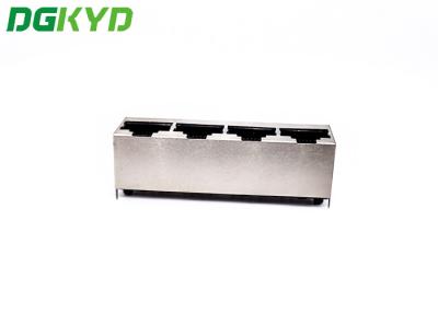 China Conector modular de la UL 94V-0 1X4 RJ45 180 grados sin el filtro en venta