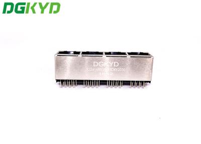 China Conector modular de la UL 94V-0 1X4 RJ45 180 grados sin el filtro en venta