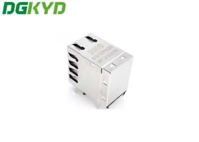 中国 積み重なったDGKYD21Q418DF5A2D2057金属はCat6a Rj45のコネクター2x1を保護した 販売のため