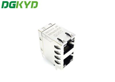 中国 積み重なったDGKYD21Q418DF5A2D2057金属はCat6a Rj45のコネクター2x1を保護した 販売のため