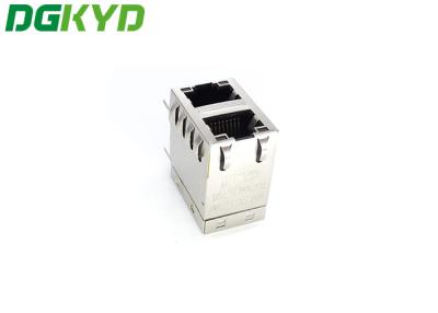中国 積み重なったDGKYD21Q418DF5A2D2057金属はCat6a Rj45のコネクター2x1を保護した 販売のため