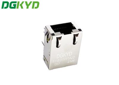 China Solo filtro portuario del 100M Integrated Transformer Ethernet con el interfaz de red de 12Pin RJ45 en venta