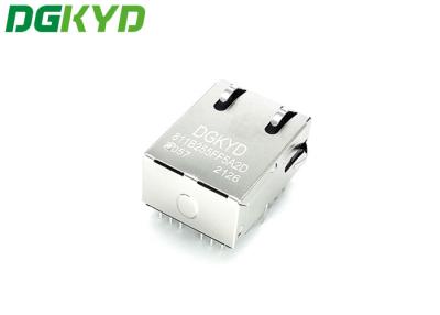China Solo filtro portuario del 100M Integrated Transformer Ethernet con el interfaz de red de 12Pin RJ45 en venta