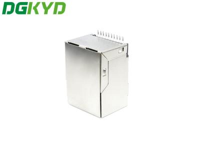 China Zócalo modular femenino del conector RJ45 de Ethernet de la base-T del PWB 8P10C Rj45 Jack With Led 100 en venta