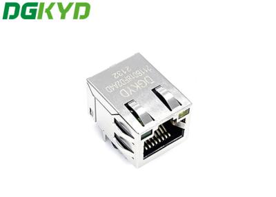 China Conector estándar RJ45 de DGKYD211B018FD2A4D con 8Pin ligero y que protege el 100M Integrated Filter en venta