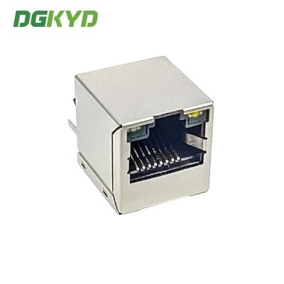 China Conector de Ethernet del grado RJ45 de DGKYD511B109AB2A1D 1X1 180 con el LED en venta