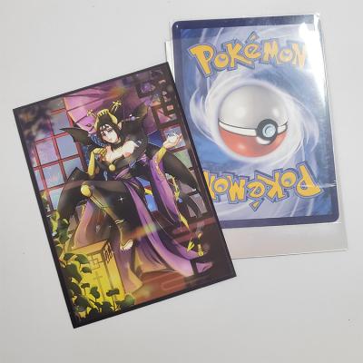 China Custom Card Sleeves Holographic Art Printed Anime Card Sleeves Matte Clear Trading Card Sleeves for sale
