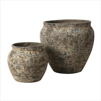 Cina Stili di cemento GRC piantare vasi a prova di gelo con buchi di drenaggio in vendita
