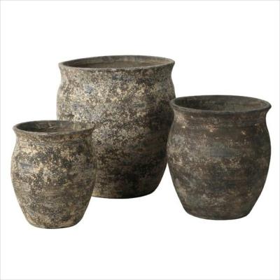 Cina Stili di cemento GRC piantare vasi a prova di gelo con buchi di drenaggio in vendita