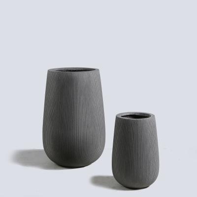 China Hand Carved GRC Planter Pots Frost Resistant Character With Ancients Style for sale