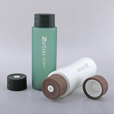 China Green / White Plastic Cosmetic Bottle PE Beauty Product Containers for sale