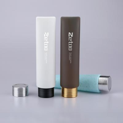 China Soft Touch Plastic Cosmetic Bottle Customized Makeup Empty Bottle 120ml for sale