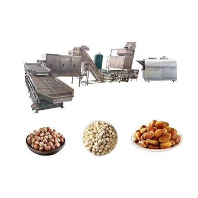 China 500KG 2000KG Continuous Peanut Cashew Nut Cocoa Bean Roasting Machine Soybean Automatic Roasted Peanuts Line for sale