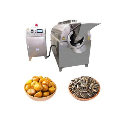 China Factory Nuts Roaster Electric Chestnuts Roaster Machine Commercial Drum Rotary Peanut Roasting Machine for sale