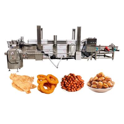 China 100kg/h Double Tanks Industrial Potato Frying Machine Deep Fryer for Restaurant for sale