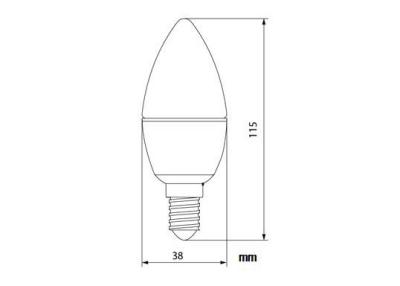 Cina Le lampadine dell'interno Dimmable di E14 2700K LED per il centro espositivo si accende in vendita