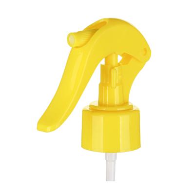 China Luxury Yellow PP Plastic Sprayer 28/410 Mini Trigger Sprayer for sale