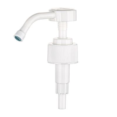 China 28/410 Long Nozzle White PP Fine Mist Spray Pump, Spiral Press Pump For Alcohol And Hand Sanitizer for sale