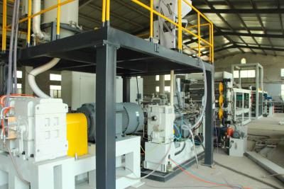 Cina Il macchinario T del capo muore tipo la linea macchina dell'estrusione dello strato dell'ABS con il singolo estrusore a vite in vendita