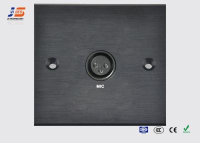 Китай Плиты стены Mic Screwless черноты JS-WP112 Xlr, панель взаимодействия мультимедиа продается