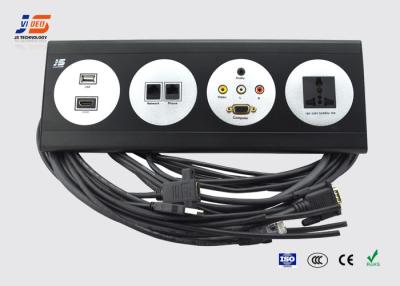 Cina Incavo elettrico montato Tabella degli sbocchi di potere e di dati dello scrittorio della spina di USB in vendita