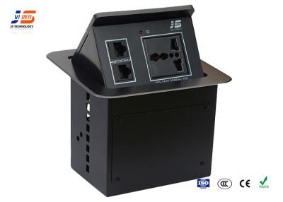 Китай Tabletop/стол хлопают вверх выход, электрическое гнездо с 2 портами RJ45 продается