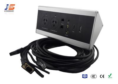 Cina Incavi elettrici del desktop di Muiltimedia degli sbocchi di potere della Tabella di conferenza in vendita