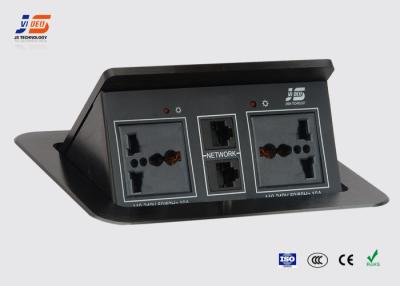 Cina Il RJ45 Ports gli sbocchi di potere di pop-up della rete, scatola di potere della Tabella di conferenza in vendita