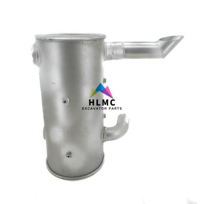 Cina Parti escavatore Silenziatore Silenziatore DH55 Nuovo Silenziatore D 220 H 490 IN 51 EX 63.5 Morsetto 50*55 Daewoo DH55 Nuovo in vendita