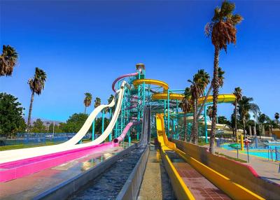 China High Speed Water Slide Outdoor Water Sport Pool Games Fast Fall Fiberglass Slide for sale