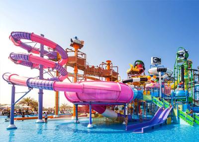 Chine Emballage de la fibre de verre extrême de taille de diapositives d'eau 12m pour la piscine de stations de vacances à vendre