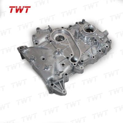 China TWT 11310-75073 11310-75074 91671-80840 Engine Timing Chain Cover Pump Gear Type Oil Pump for Toyota Fortuner 2009-2010 for sale