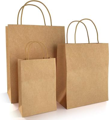 China CX Factory Wholesale Custom Size Printed Logo Full Color Package Recyclable Shopping Bags Gift Bag Kraft Paper Bag With Handles for sale