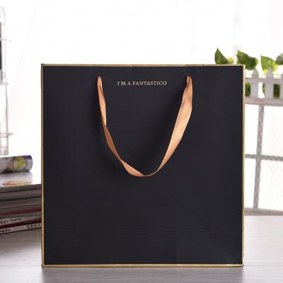 China Wholesale Eco-friendly Recyclable Gift Bag Custom Logo With Colorful Reusable Kraft Paper Bags Hotstamping Gift for sale