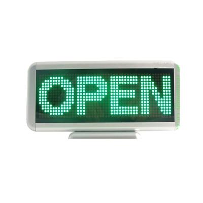 China LED Desk Screen Board Name Badge Scrolling Message Display/Green/Advertising C1648PG à venda