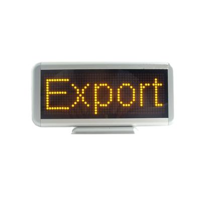 China Yellow LED Screen Display Baord sign Message/Edit By PC/Rechargeable/Advisiting C1648Y à venda