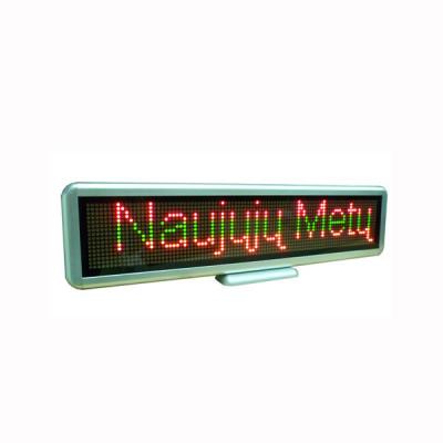 China RGY LED Programmable Display Sign Edit by PC/Rechargeable/Mulit-language 423mm C1696A à venda