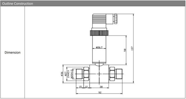 Diferential Pressure Transmitter with LED Display