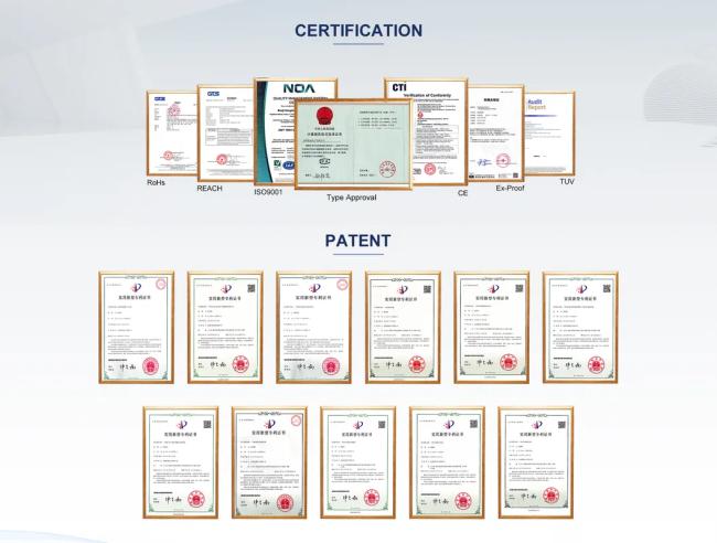 Company certifications and standards