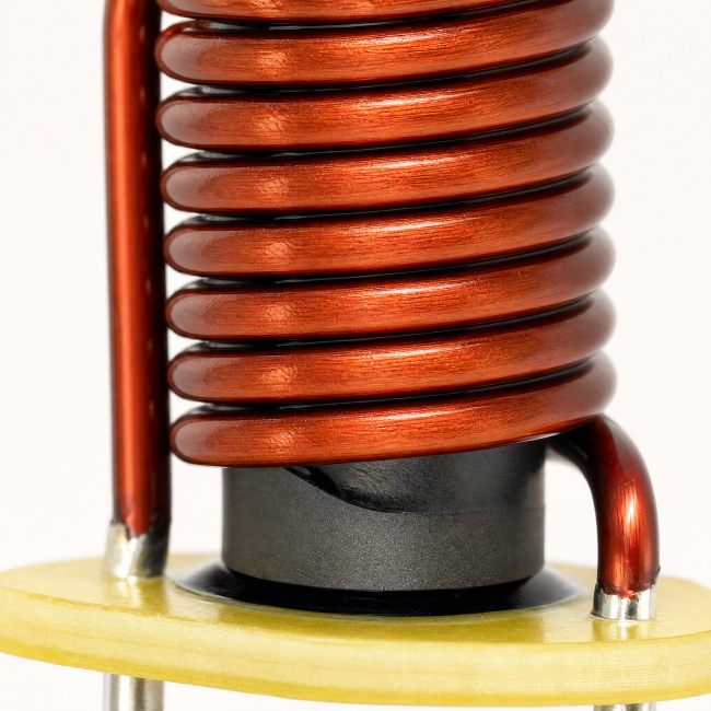 Magnetic rod inductor in audio amplifier circuits