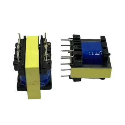 China Transformador de potencia de alta frecuencia EE25 4+4 vertical Ferrita para convertidores CC-CC en venta