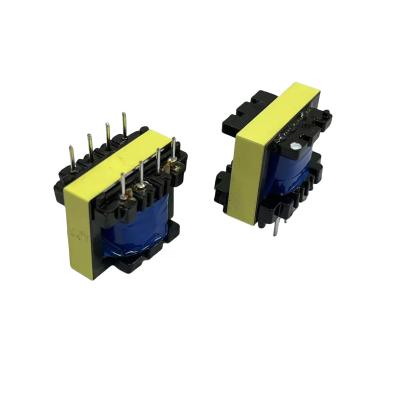 China Transformador de potencia de alta frecuencia EE25 4+4 vertical Ferrita para convertidores CC-CC en venta